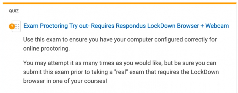 Moodle Tip: Preparing Students to Use Respondus LockDown Browser | SOUTHWESTERN COMMUNITY COLLEGE